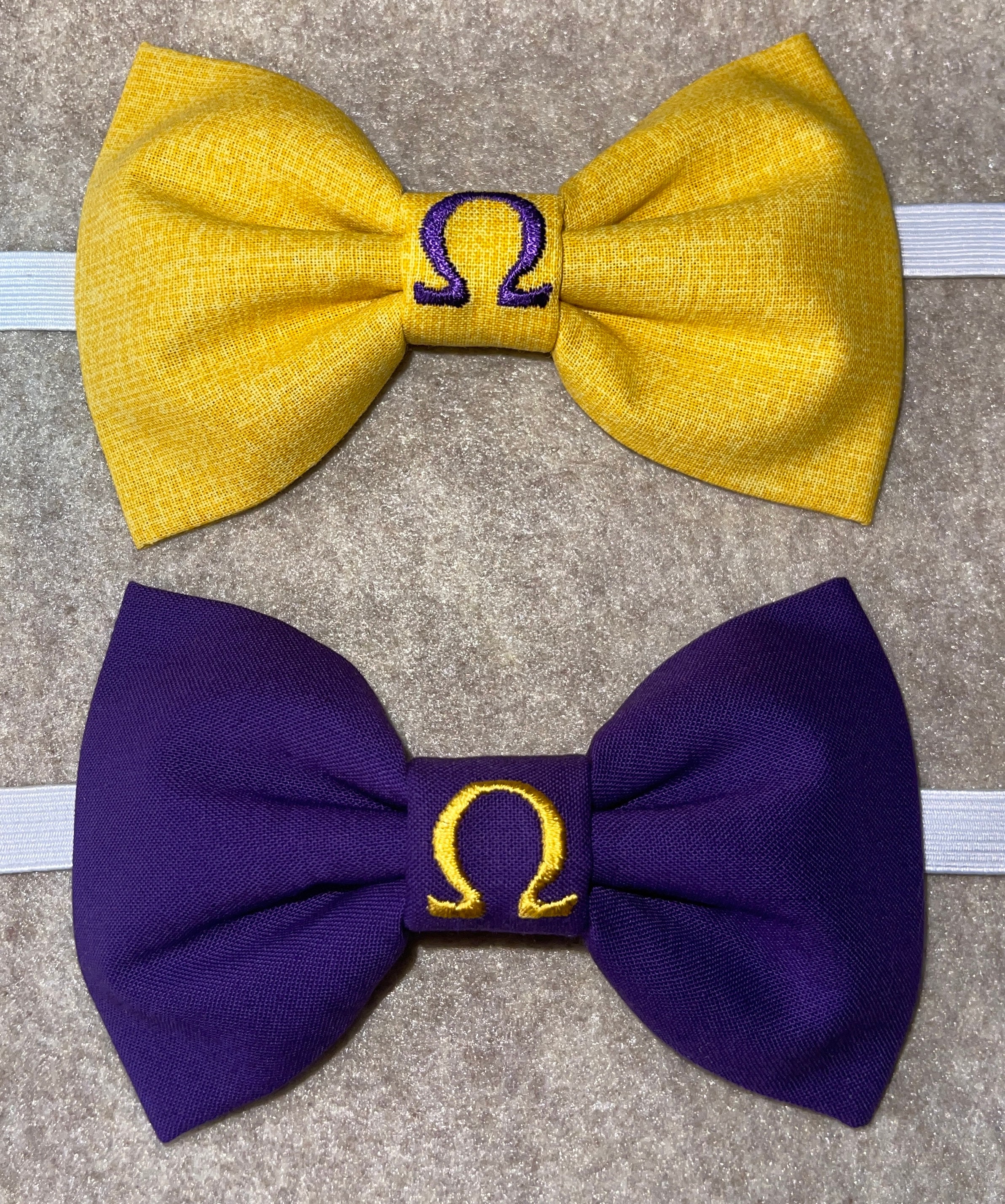 Purple or Gold Omega Man Fraternity Bow Tie - Etsy