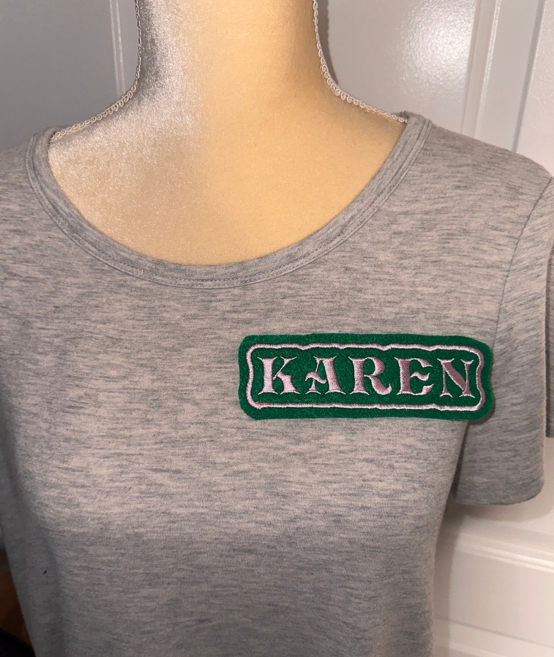 Personalized JUMBO Name Patch Iron or Sew on pink Thread - Etsy