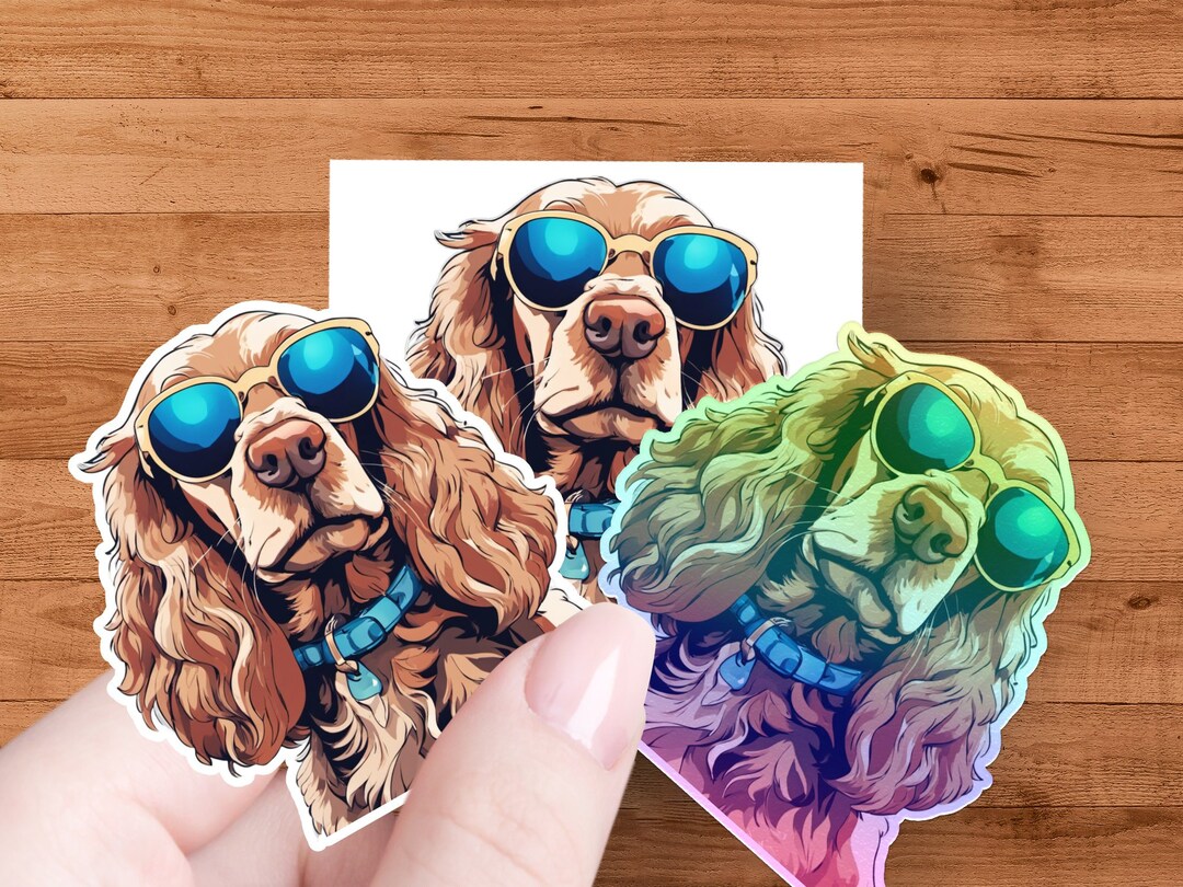 Cocker Spaniel, Dog Vinyl Decal, Car Decal, Dog Lover Gift, Cocker ...