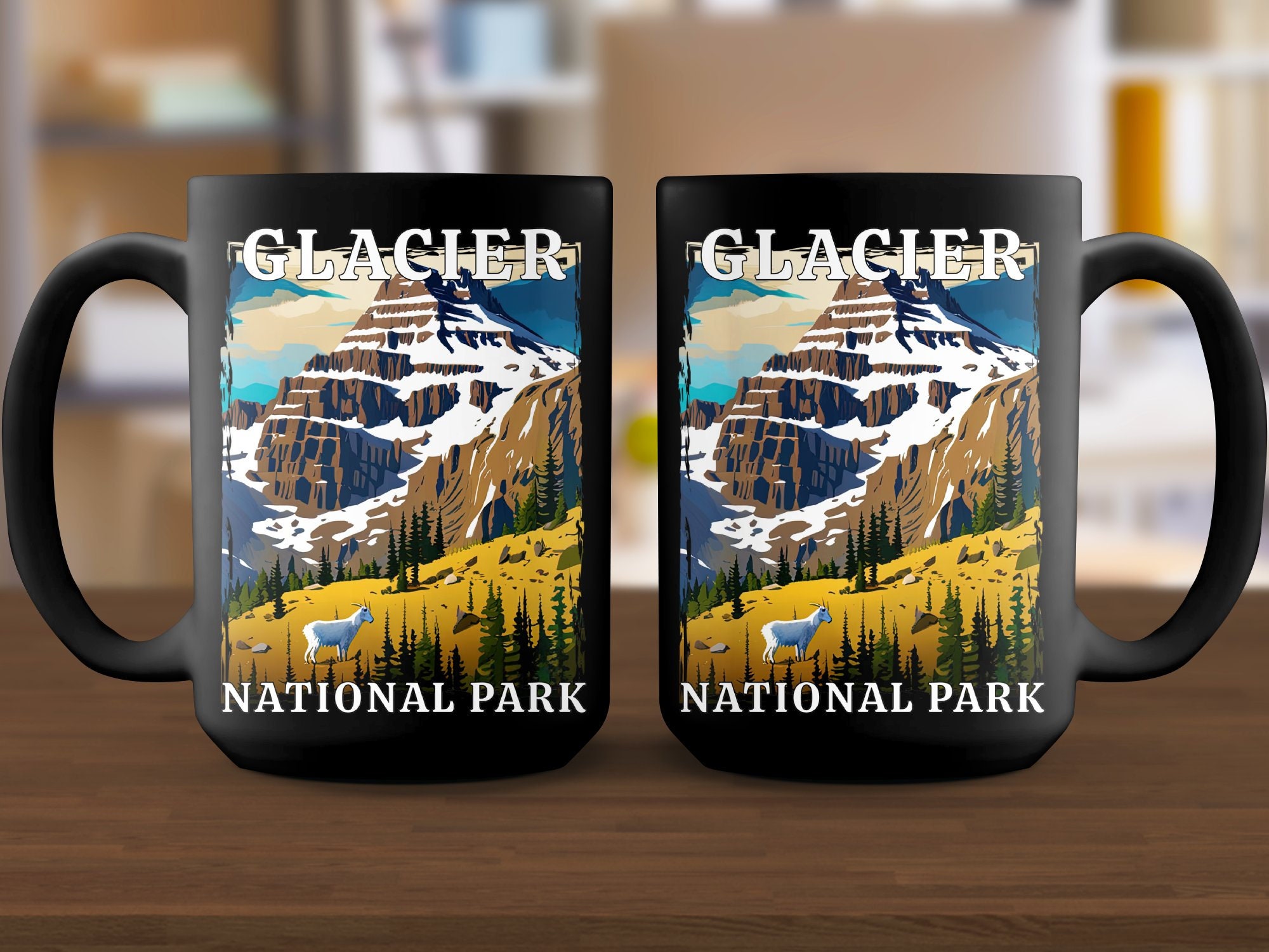 Glacier National Park Mug Glacier National Park Gift Glacier - Etsy