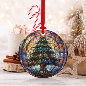 Christmas Ornament 2023, Christmas Decoration, Heirloom Keepsake, Round ...