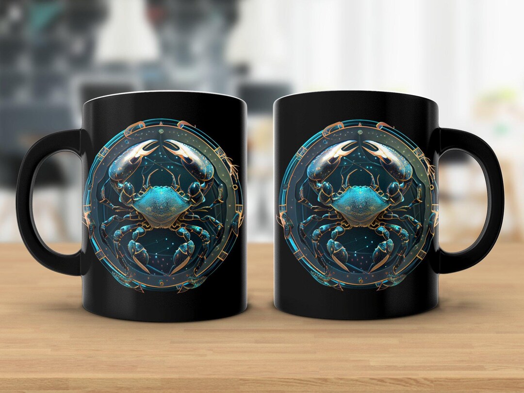 Cancer Zodiac Mug, Cancer Constellation Coffee Mug, Cancer Gifts for ...