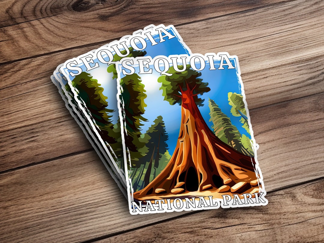 Sequoia National Park Stickers, Sequoia Stickers, National Park ...