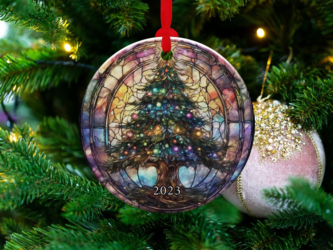 Christmas Ornament 2023, Christmas Decoration, Heirloom Keepsake, Round ...