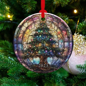 Christmas Ornament 2023, Christmas Decoration, Heirloom Keepsake, Round ...