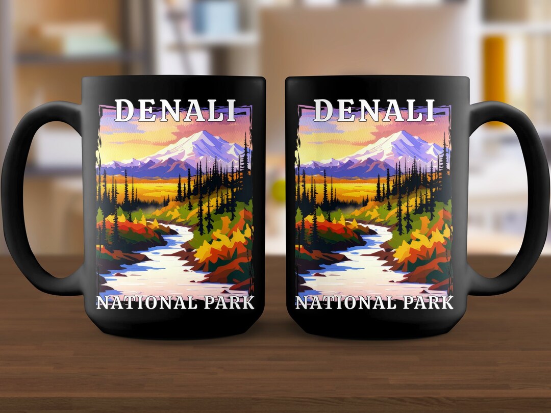 Denali National Park Mug, Denali Coffee Mug, Alaska Mug, Alaska Gift ...