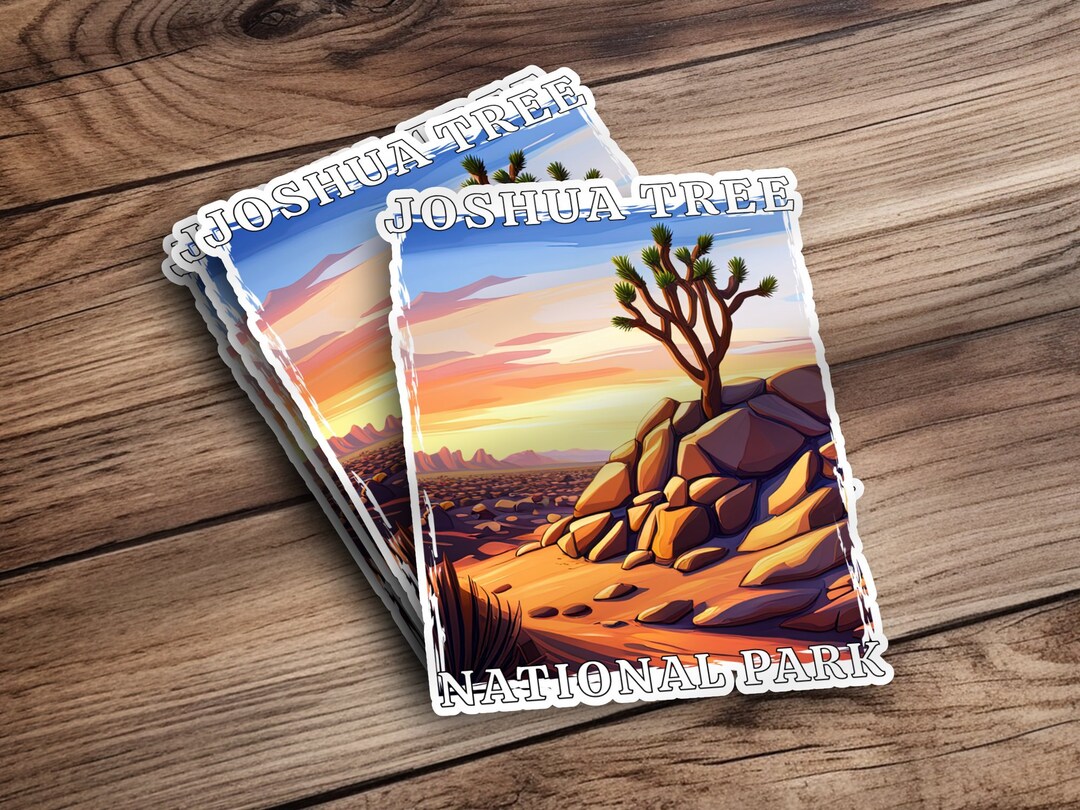 Joshua Tree National Park Stickers, Jeep Stickers, Joshua Tree Decals ...