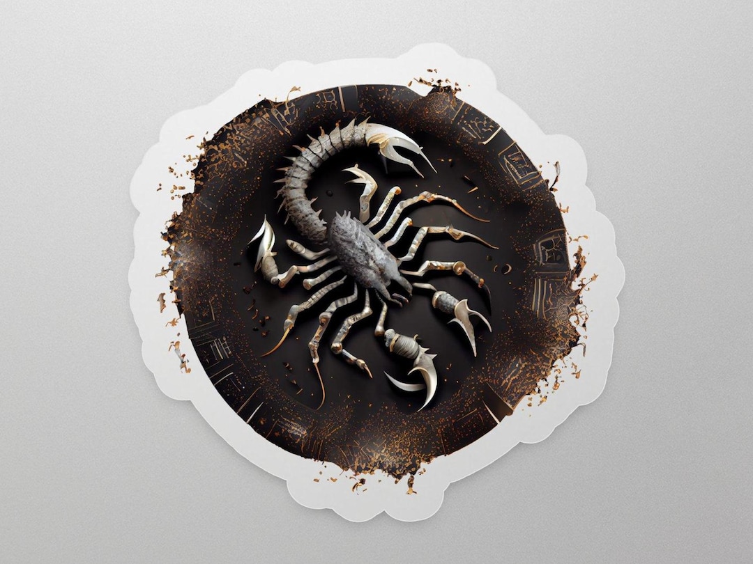 Scorpius Zodiac Sticker, Scorpio Sign Decal, Scorpio Zodiac Symbol, Car ...