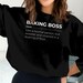 Baking Boss Noun Definition T-shirt, Funny Baker Sweatshirt, Humorous ...