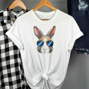 Rabbit Face Shirt, Rabbit Shirt, Cute Rabbit Shirt, Rabbit Lover T ...