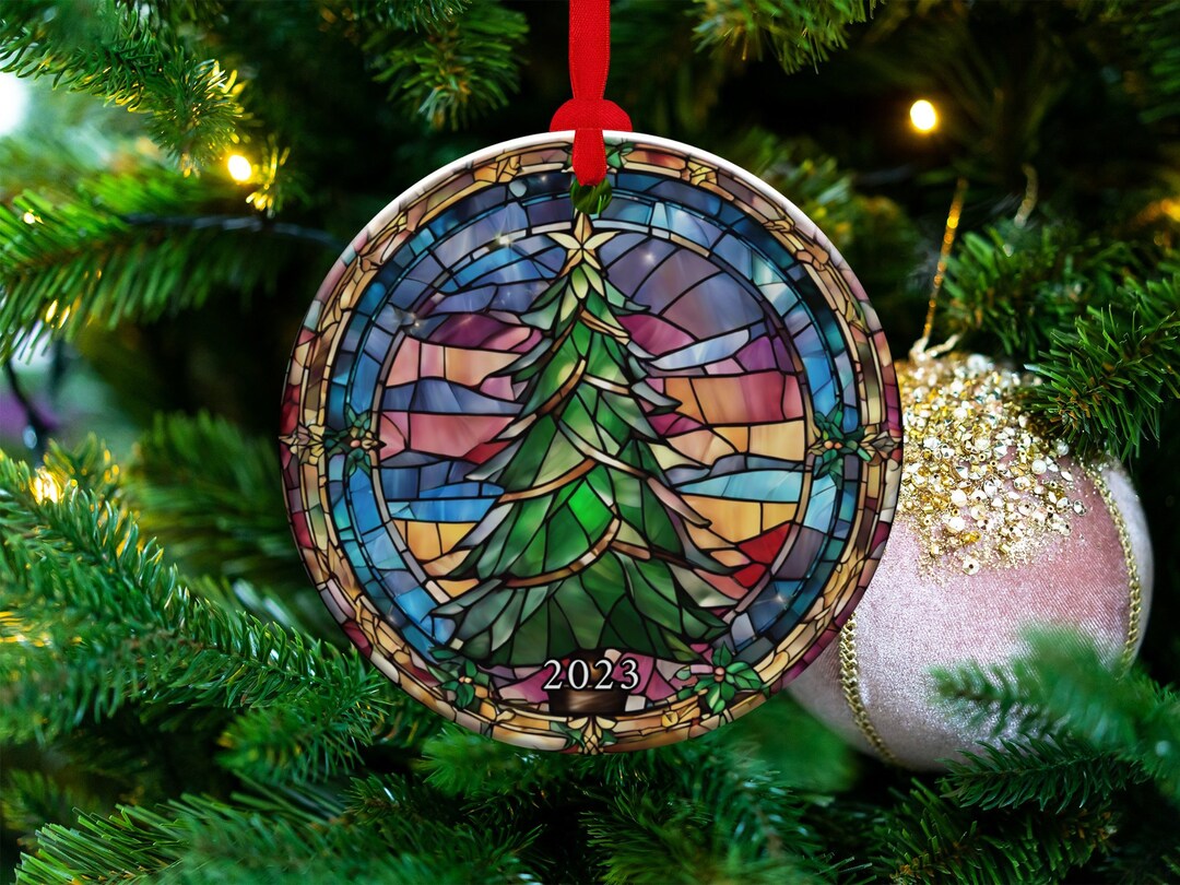 Christmas Ornament 2023, Christmas Decoration, Heirloom Keepsake, Round ...