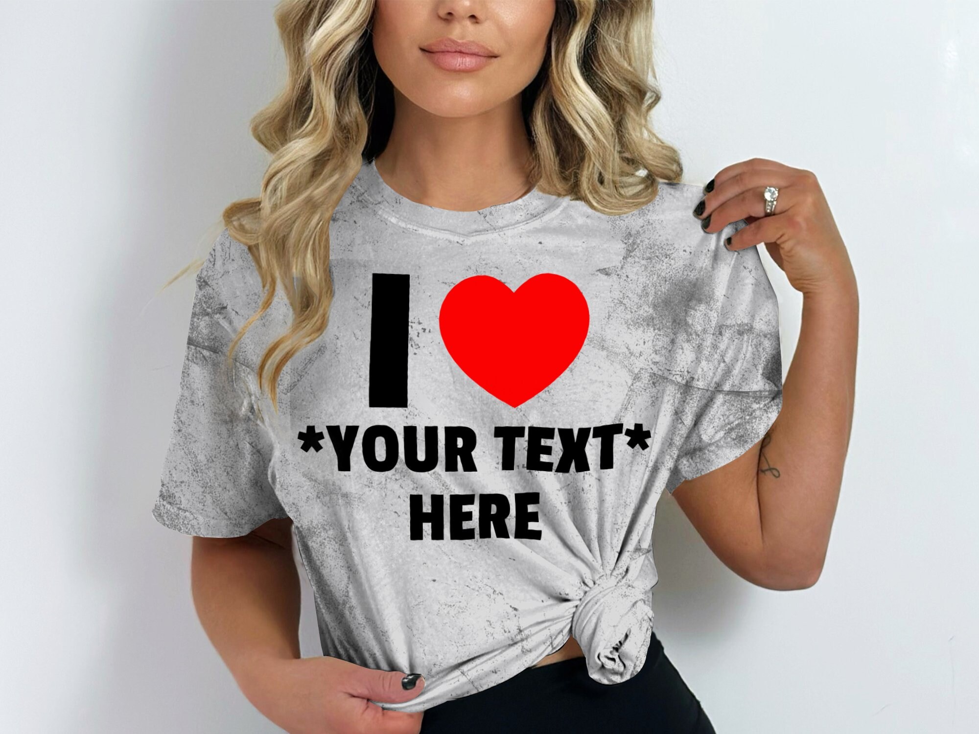 Custom I Heart T-shirt, Custom Heart Shirt, Customized Heart Shirt ...