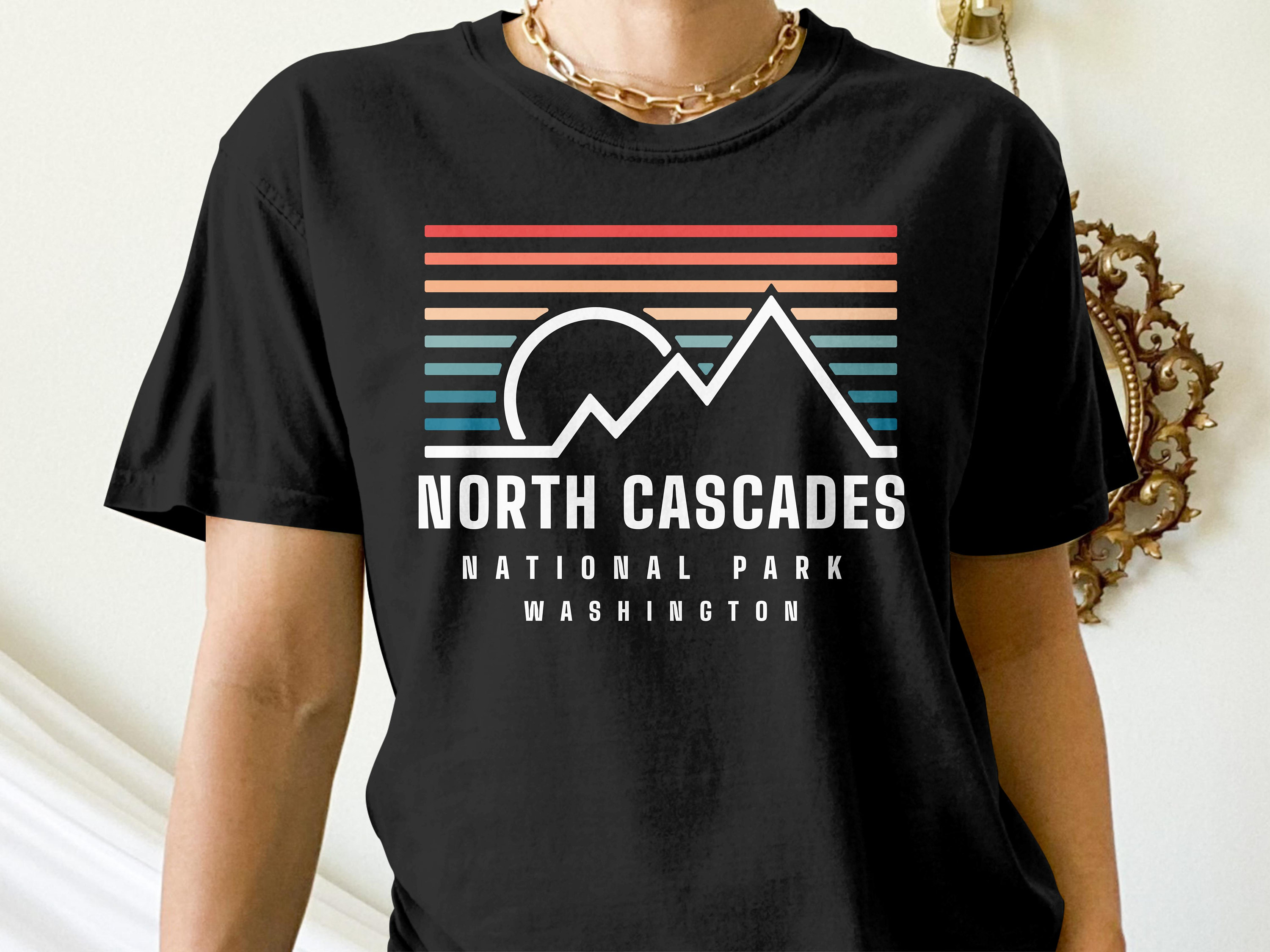 North Cascades National Park Shirt, Washington T-shirt, Adventure Shirt ...