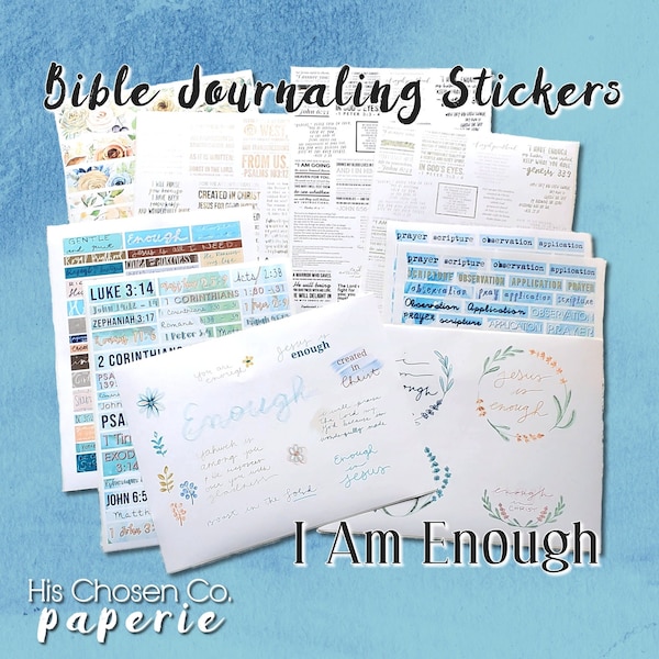 Bible Journal Stickers - Etsy