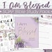 Blessed Bible Study, SOAP Study Set, Instant Download, Topical Bible ...