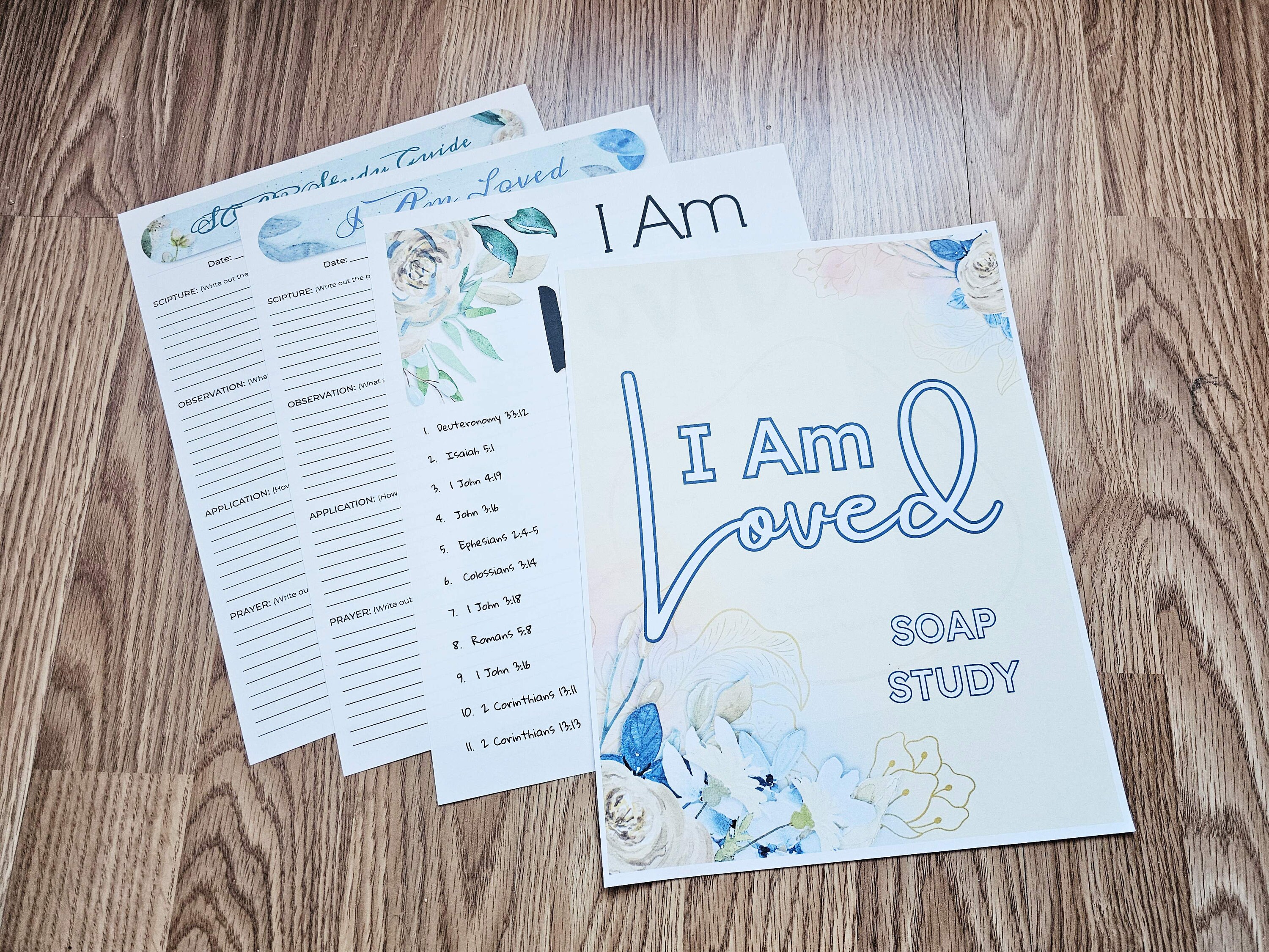 I Am Loved SOAP Study Pack, Bible Study Kit, You Are Loved, Soap Study ...