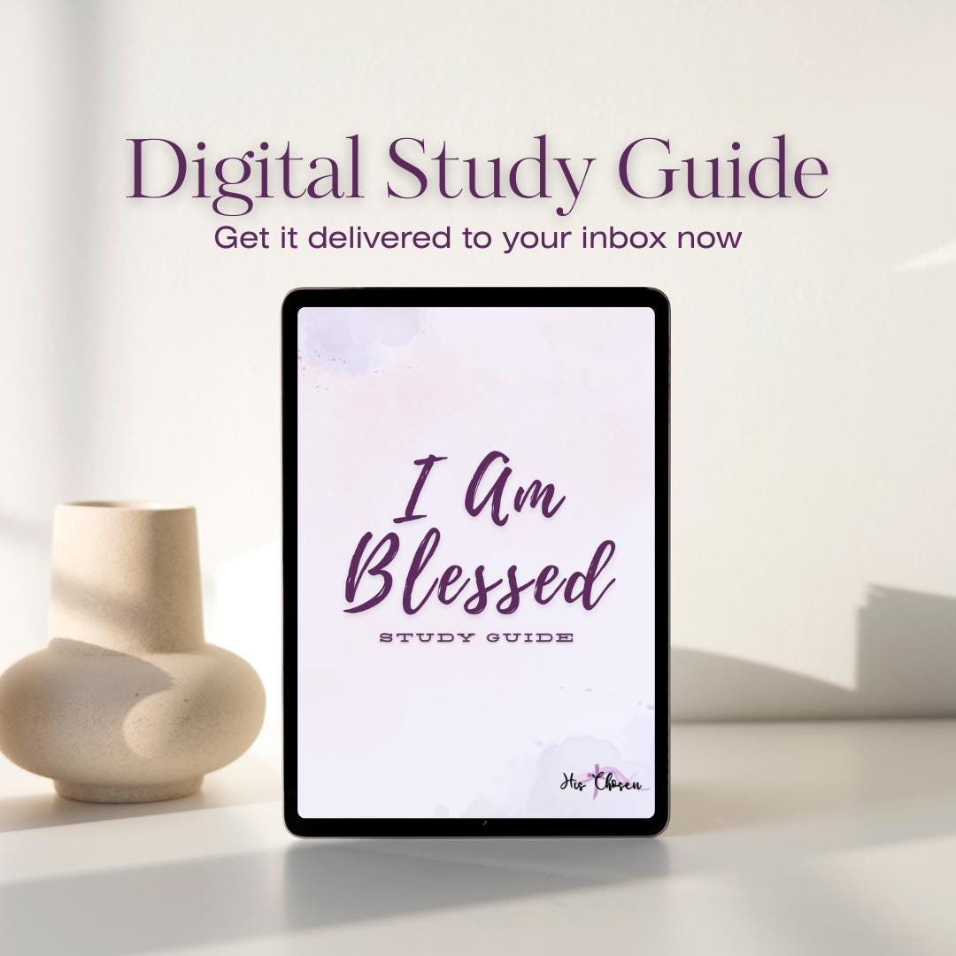 I Am Blessed Digital Printable Bible Study Guide - Instant Download ...