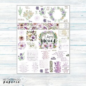 Blessed Bible Study, SOAP Study Set, Instant Download, Topical Bible ...