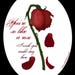 Wilted Rose Sticker, Garbage Lyrics, Clear or Holographic Finish - Etsy