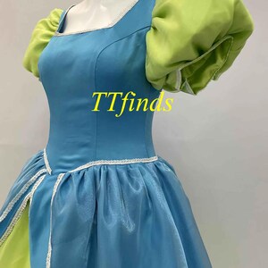 Cinderella Sister Princess Dress Cinderella Drizella Green Cosplay ...