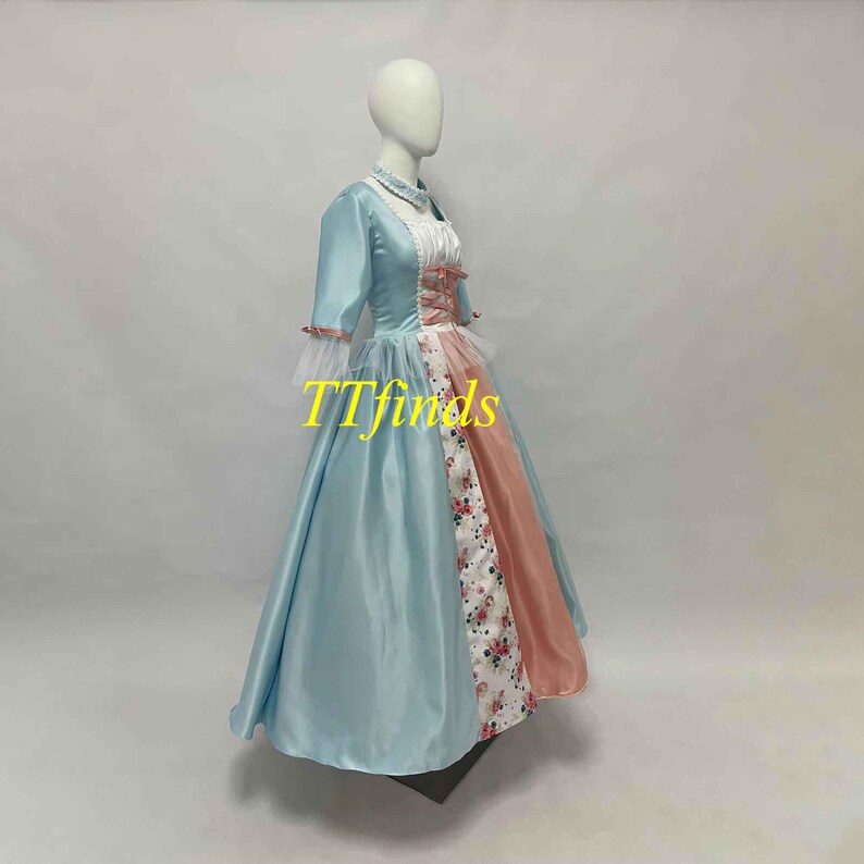 Princess Erika Dress Woman Girls Erika Blue Dress Adult Erika Cosplay ...