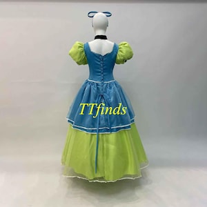 Cinderella Sister Princess Dress Cinderella Drizella Green Cosplay ...
