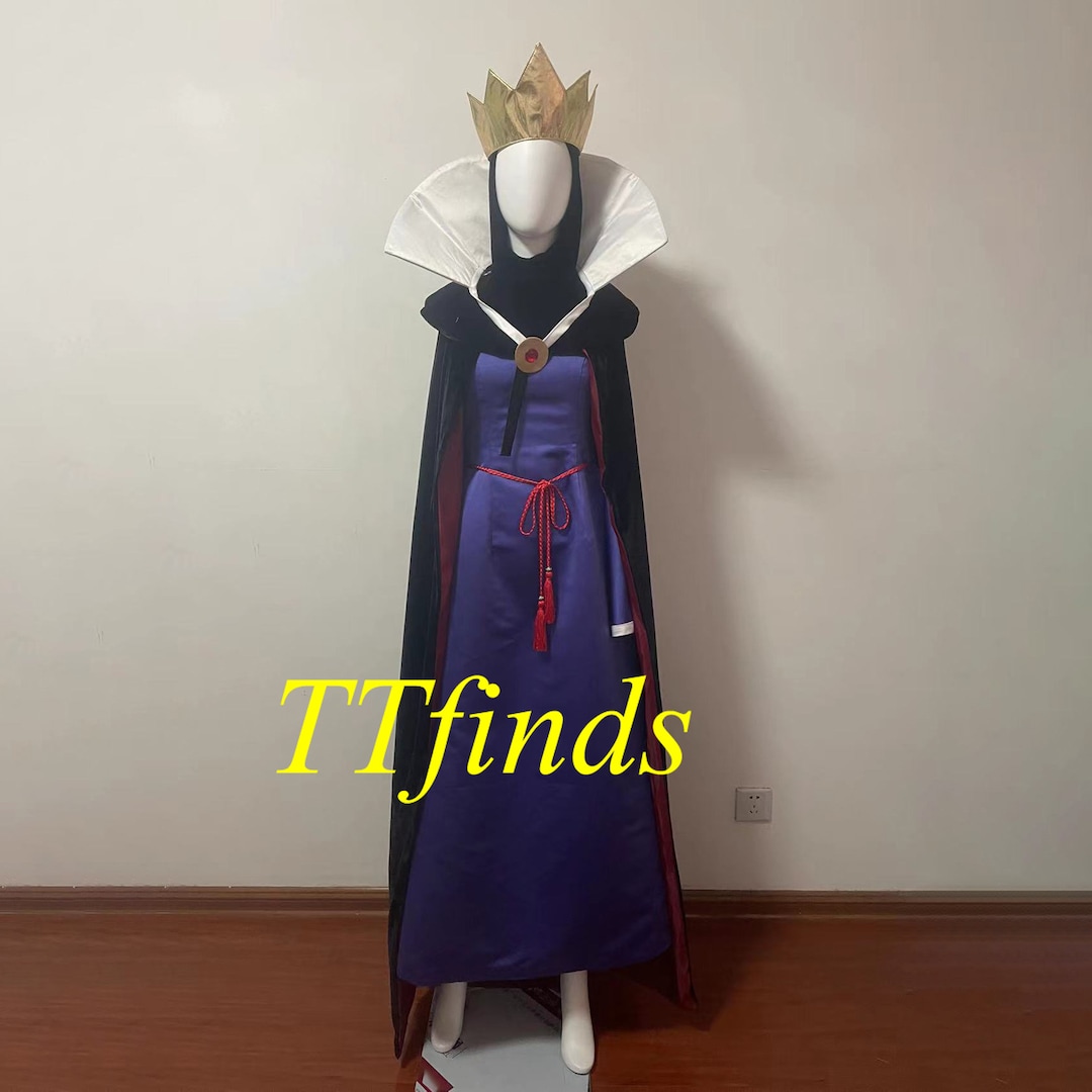 For Evil Queen Cosplay Costume, Snow White Evil Queen Dress, Evil Queen ...