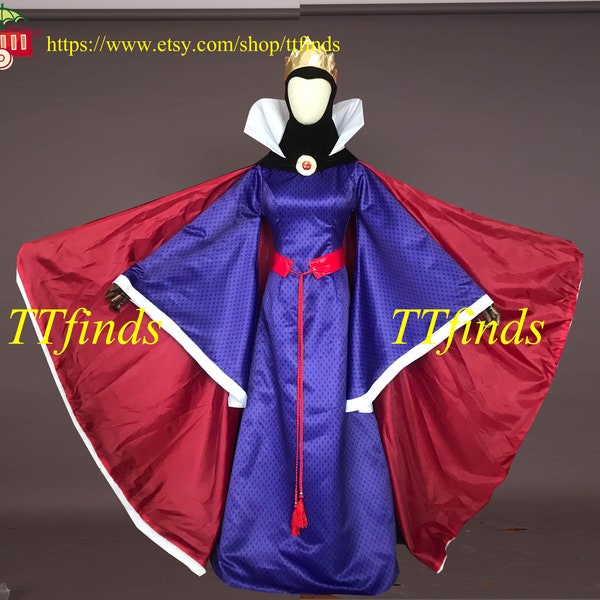Evil Queen Costume Girls Etsy
