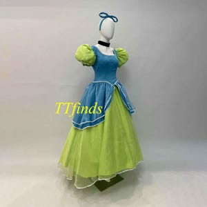 Cinderella Sister Princess Dress Cinderella Drizella Green Cosplay ...