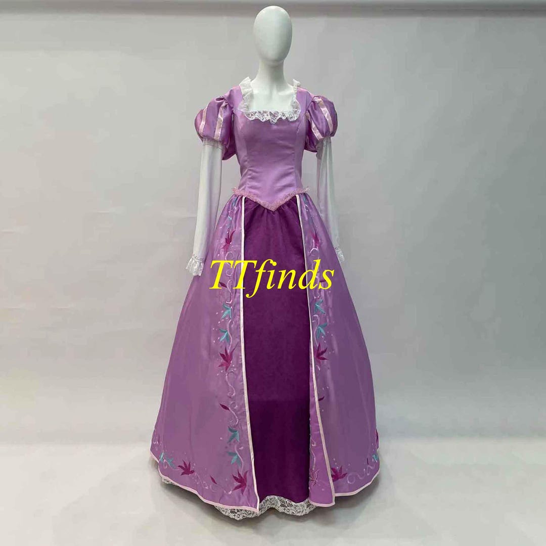 For Princess Rapunzel Dress, Rapunzel Costume, Tangled Rapunzel Dress ...