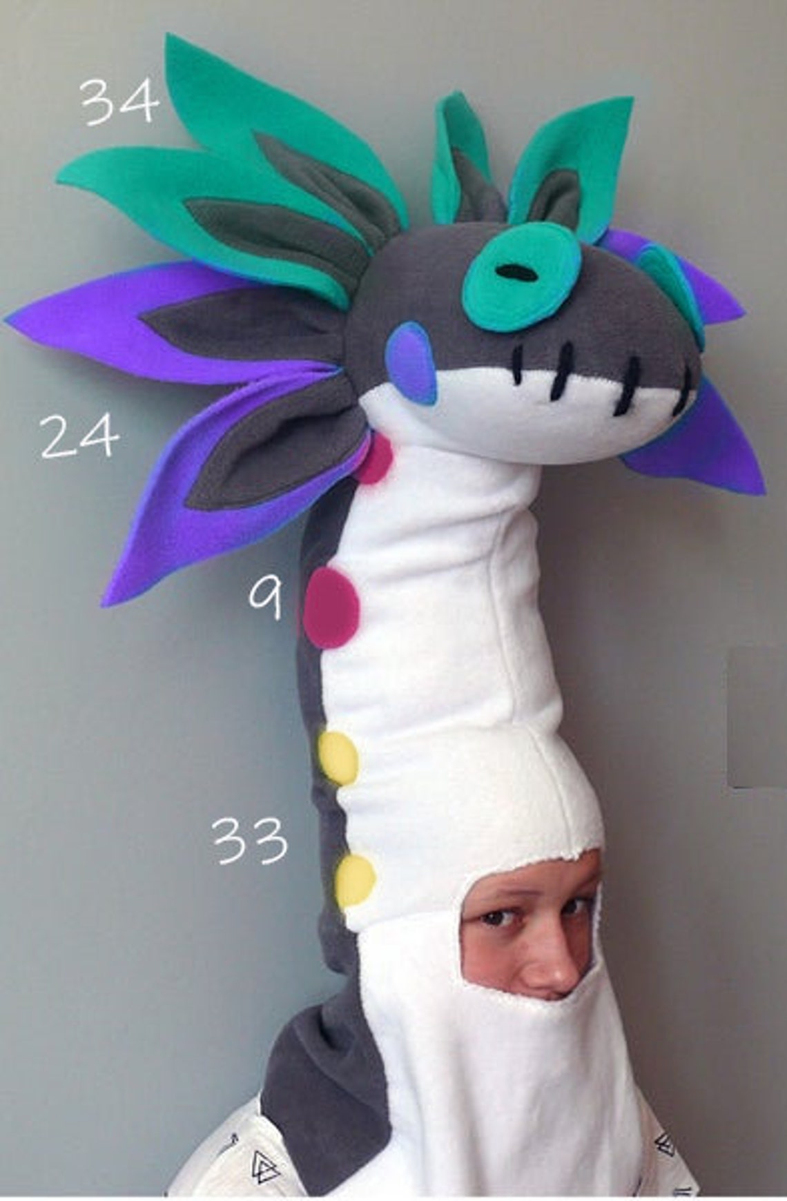 WIGGLER HELMET Monster Hunter Wiggler Monster Hunter Wiggler | Etsy