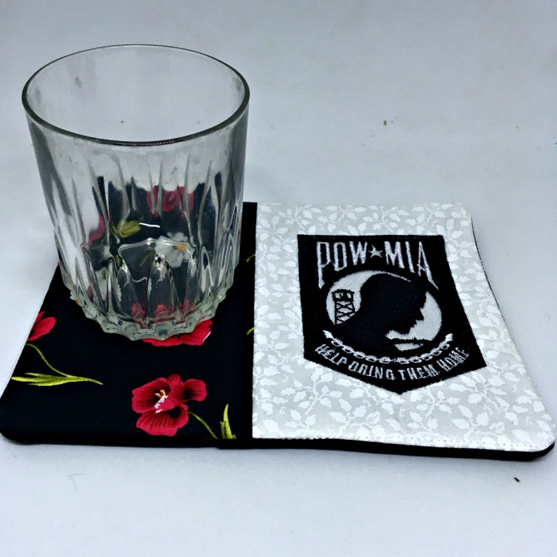 Mug Rug Military, POW Snack Mug Rug, POW Drink Coaster,prisoner of War ...