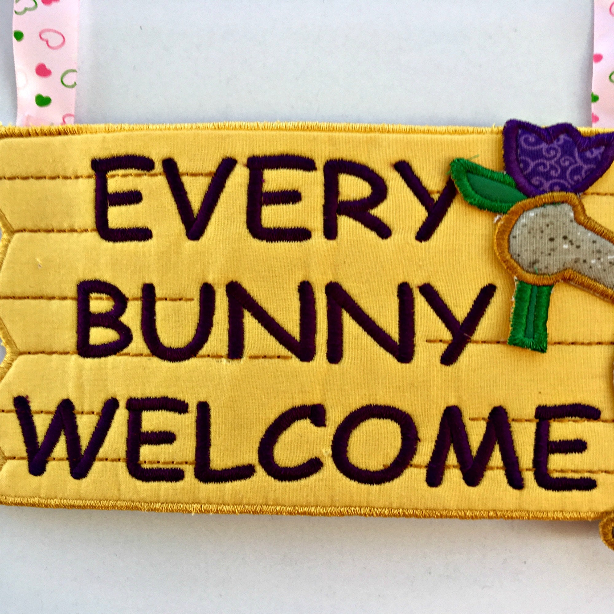 Easter Door Decor Easter Door Hanger Every Bunny Welcome Entry Way Sign ...
