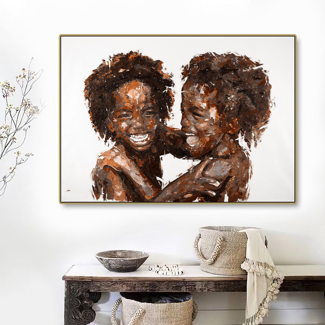 Shai Yossef Large/small Print on Canvas,portrait,kids Happy Children ...