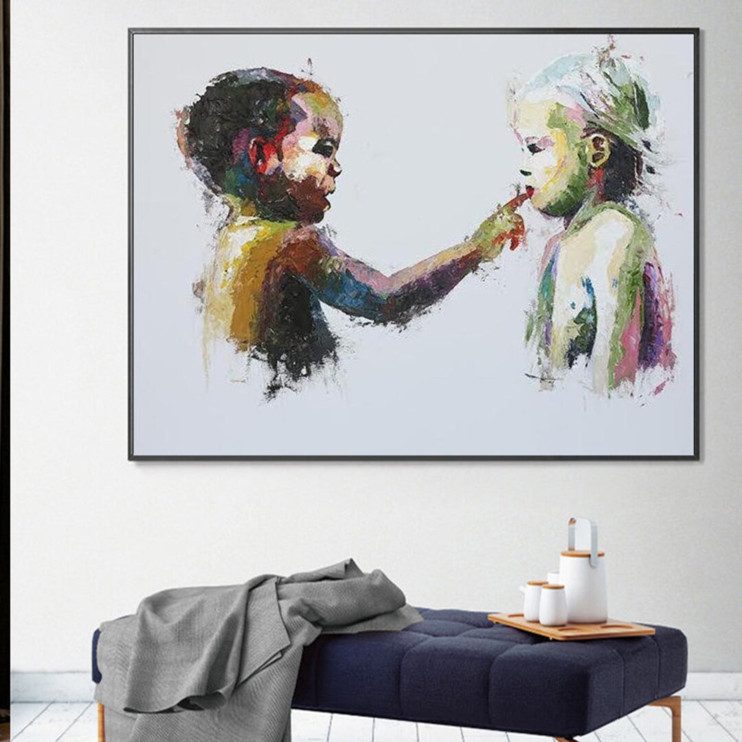 Shai Yossef Painting Large/small/medium Print on Canvas by the Artist ...