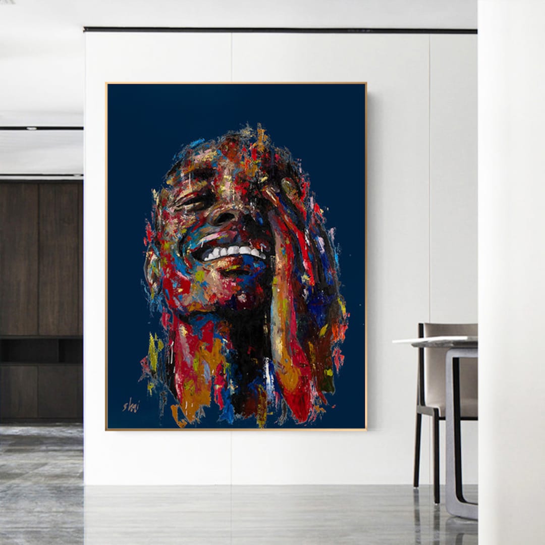 Shai Yossef Painting Large Print on Canvas,wall Art Decor,portrait ...