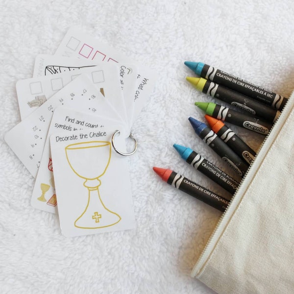 Catholic Mass Kids Cards - Etsy