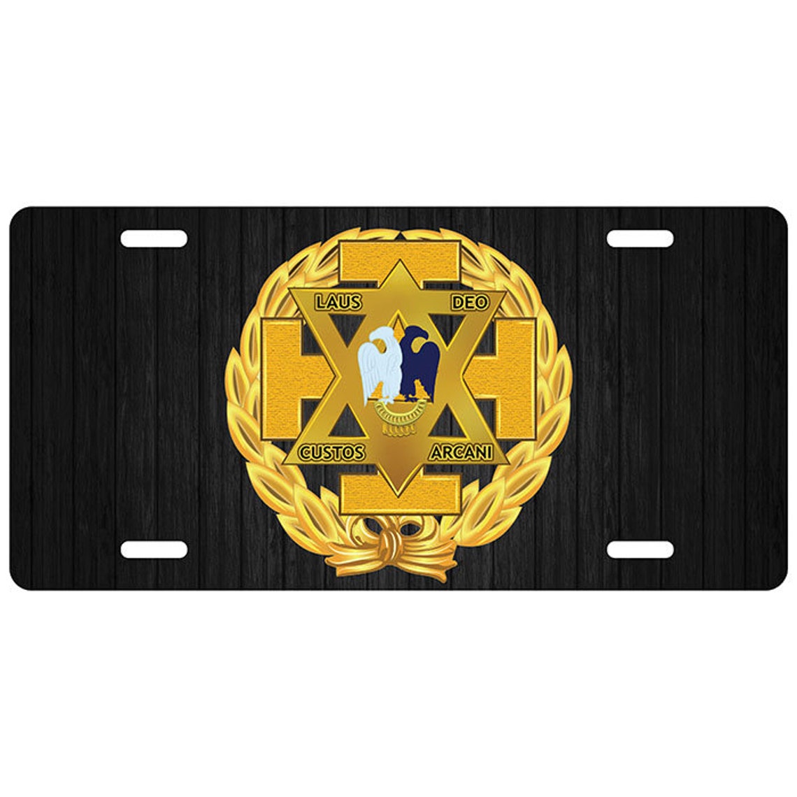 Past Commander in Chief Scottish Rite Mason License Plate WD 32 Masonic ...