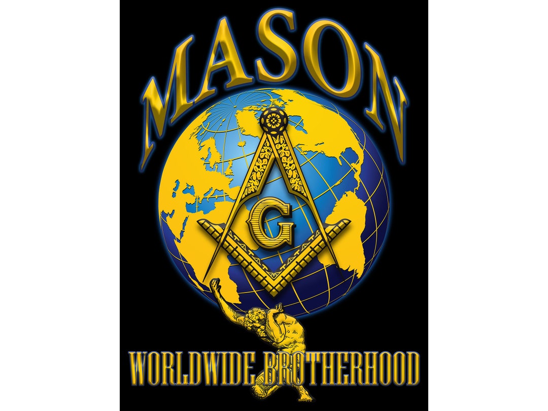 Mason Worldwide Brotherhood Poster Masonic 18 X 24 Freemasonry Lodge - Etsy