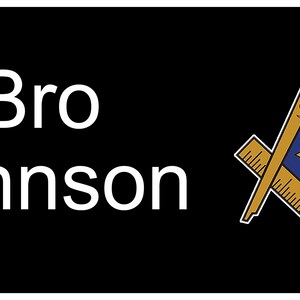 Custom Masonic License Plate Tag Master Mason Square Compass ...