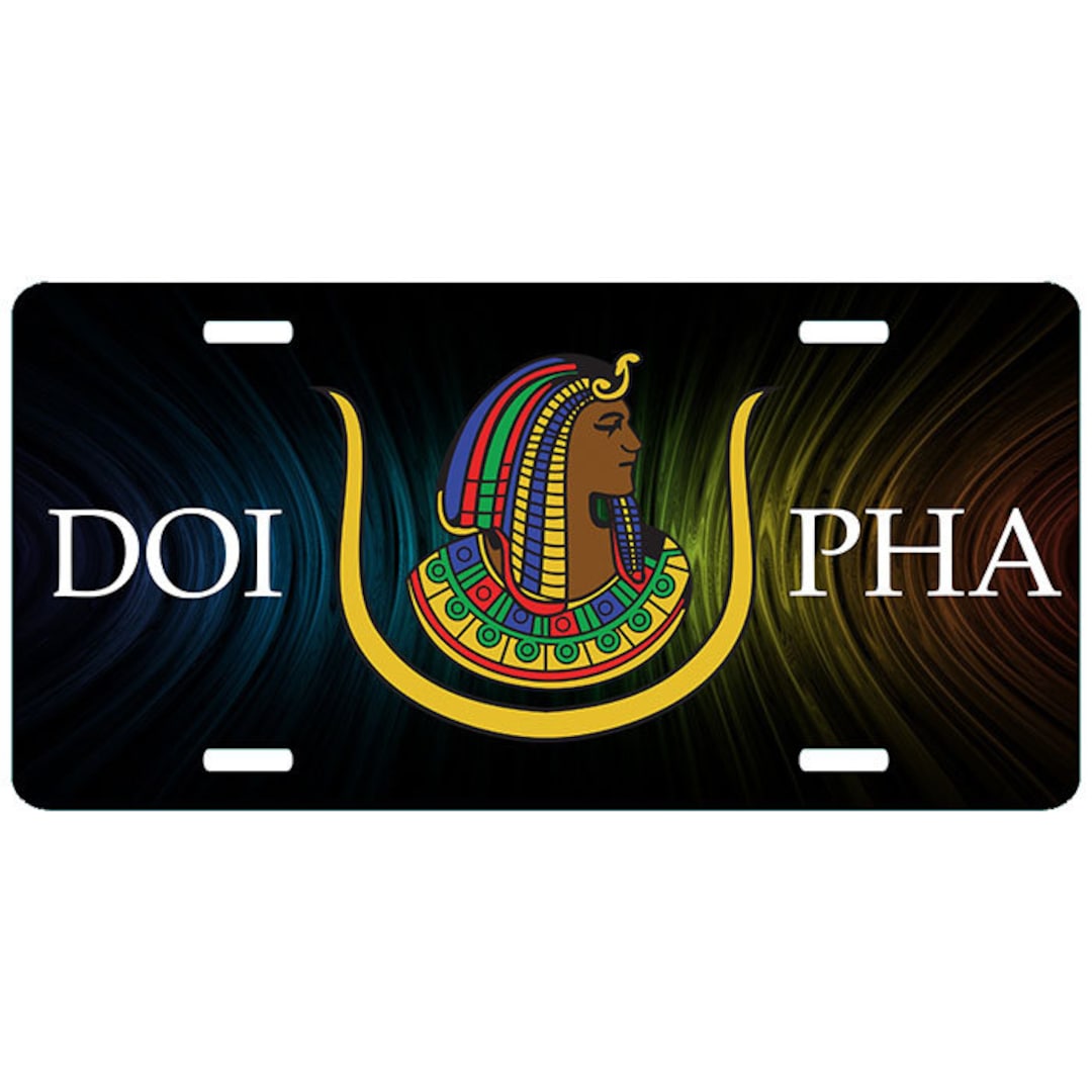 PHA Daughters of Isis DOI License Plate Prince Hall OES Truck Auto Car ...