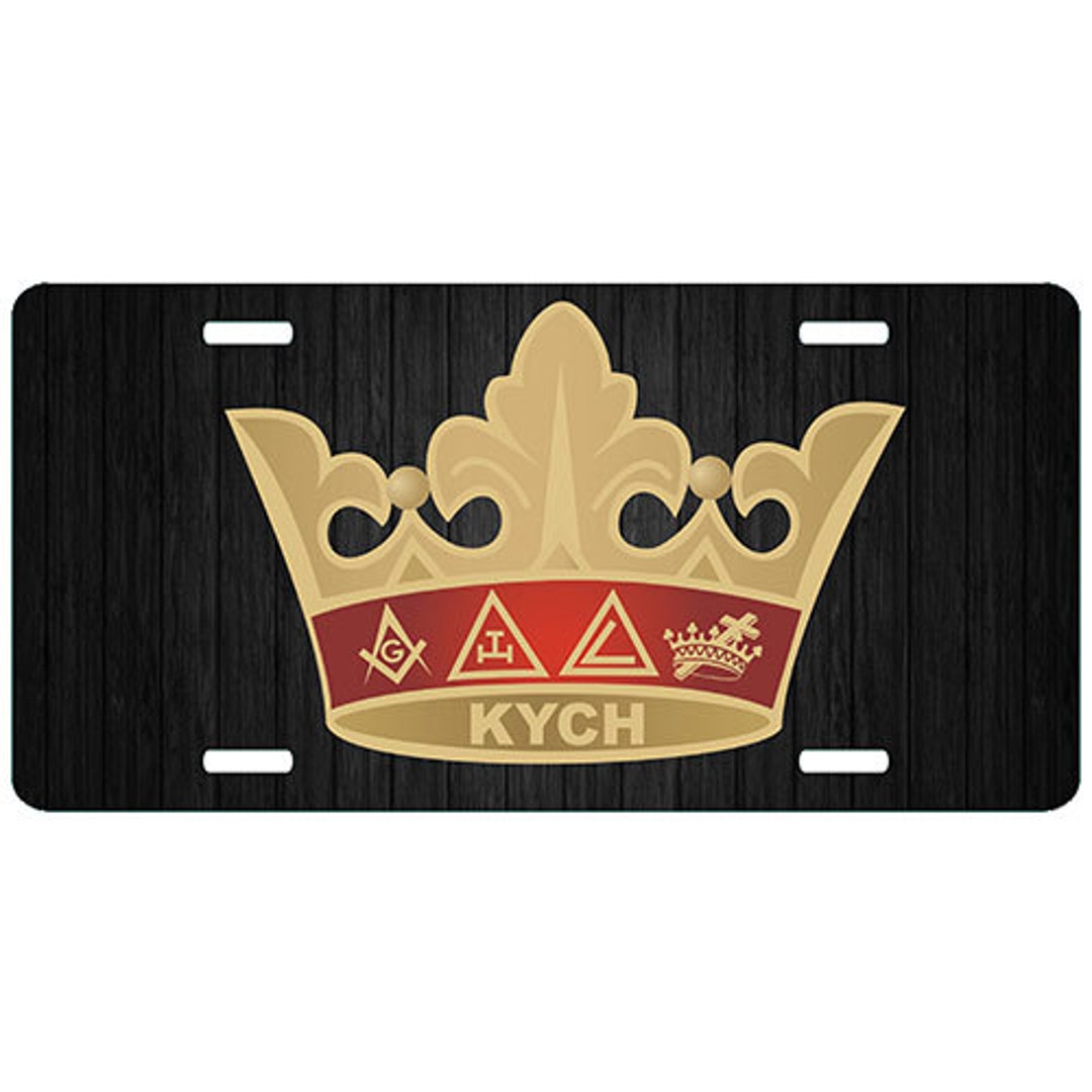 Knights of the York Cross of Honour License Plate Masonic KYCH Truck ...