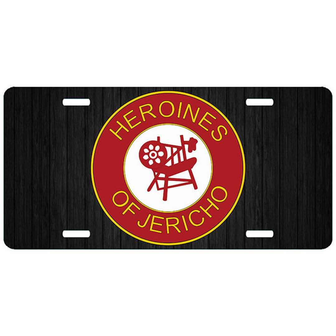 Heroines of Jericho License Plate OES Eastern Star Truck Auto Car Tag ...