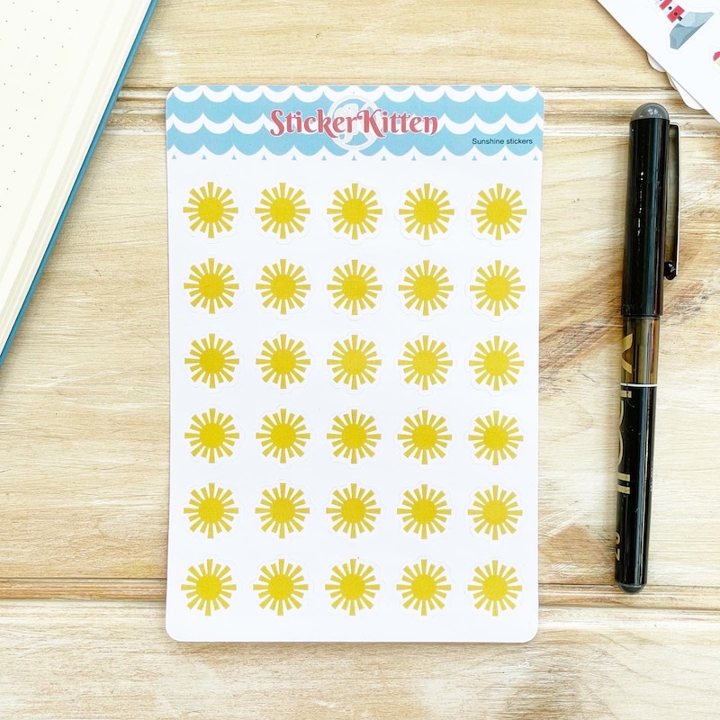Sunshine Sticker - Etsy