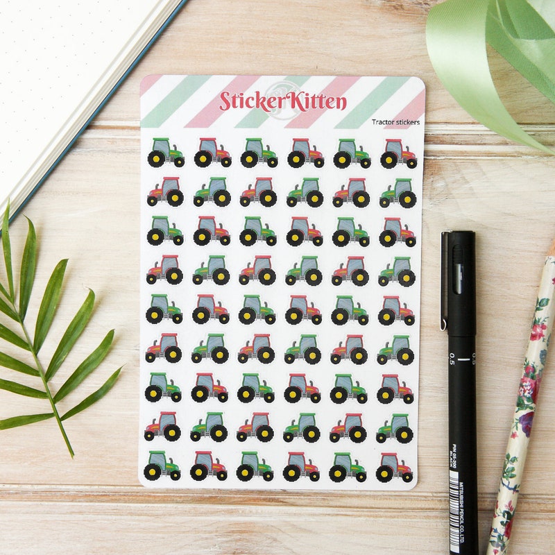 Tractor Stickers - Etsy