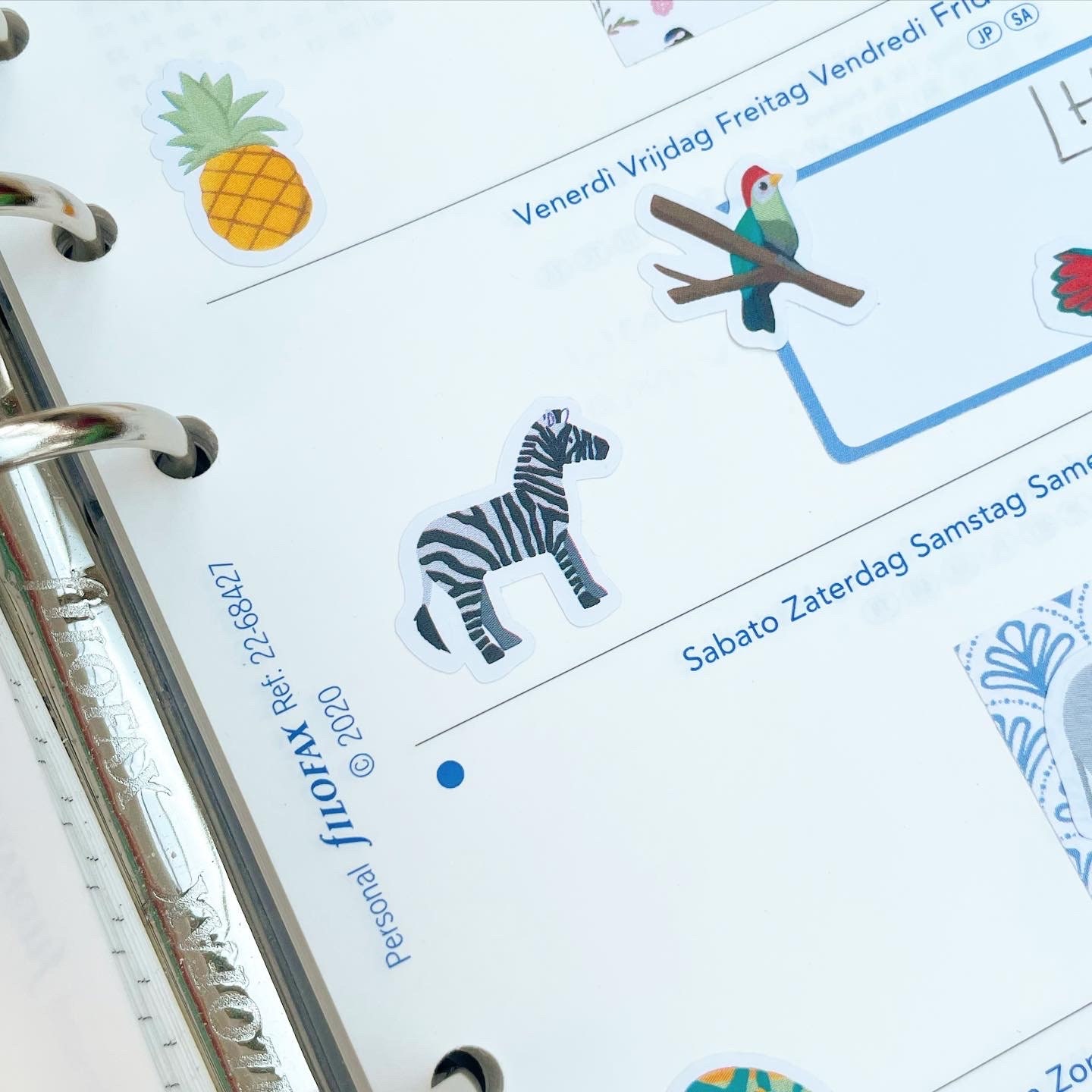 Zebra Stickers - Cute Animal Planner Stickers by Stickerkitten UK - Etsy