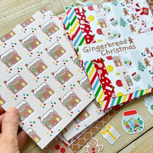 Gingerbread Christmas Papercraft Bundle – Christmas Craft Kit With 6x6 ...
