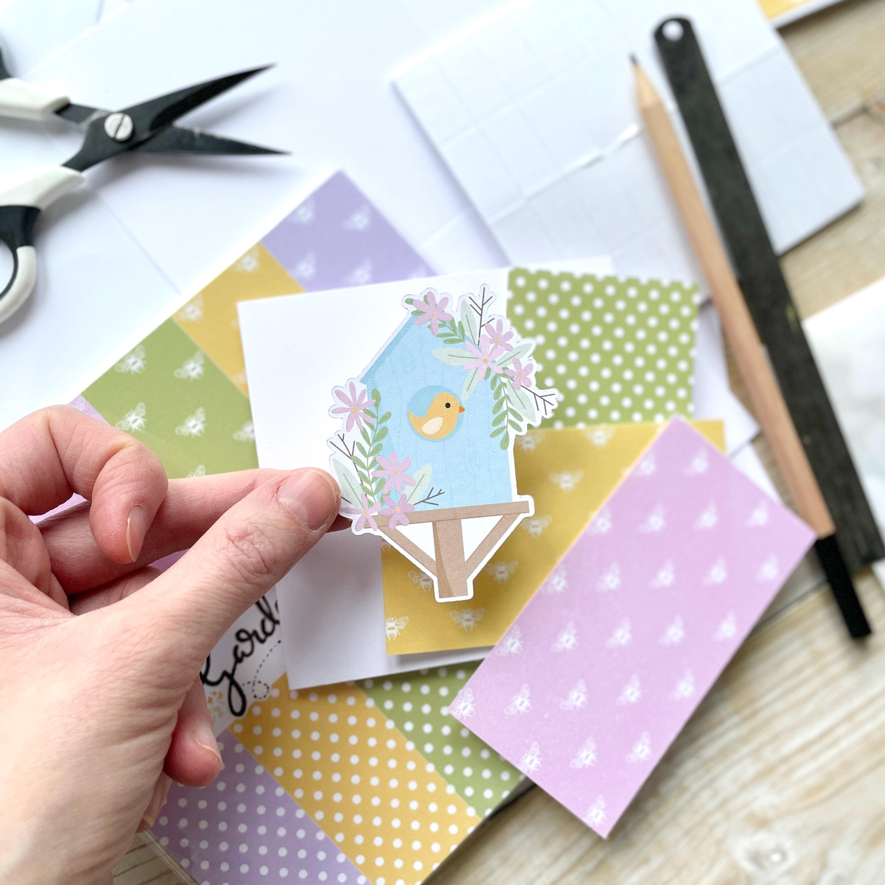 Easter Card Making Kit – Spring Craft Kit With 6x6 Paper Pack and Card ...