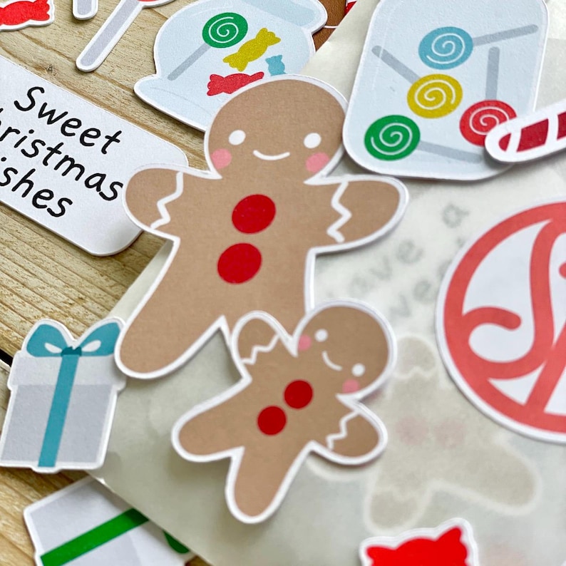 Gingerbread Christmas Papercraft Bundle – Christmas Craft Kit With 6x6 ...