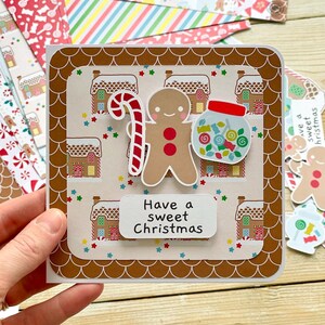 Gingerbread Christmas Papercraft Bundle – Christmas Craft Kit With 6x6 ...